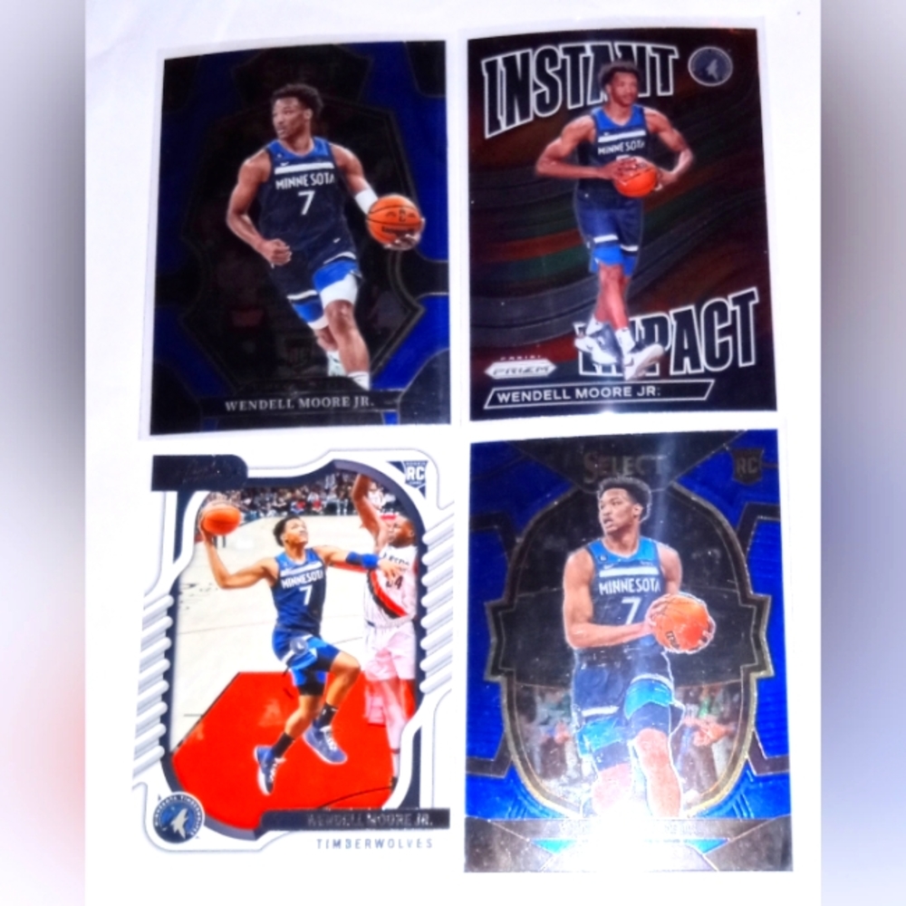 Wendell Moore Jr Rookie Cards 2022 23 Panini Chronic… Gem